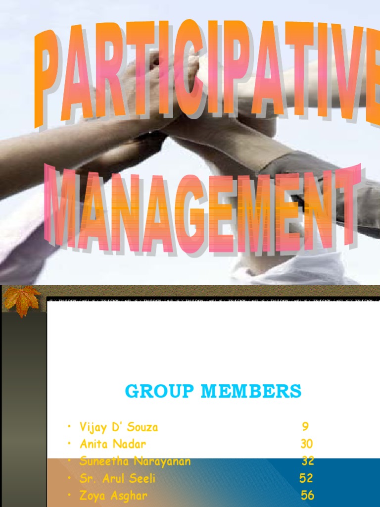 Benefits of Participative Management | PDF