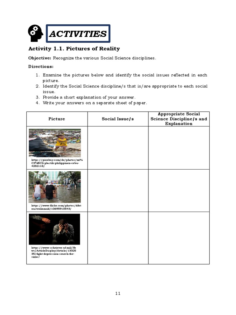 Social Science Activities Overview | PDF | Social Sciences | Science