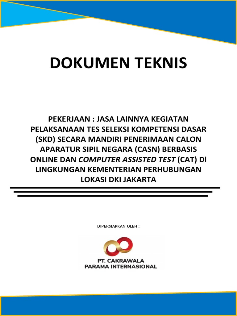 COVER DOKUMEN TEKNIS (Berwarna) | PDF