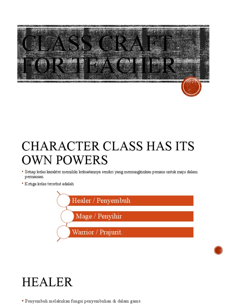 Classcraft Game Play Penjelasan | PDF