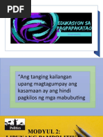 EsP 9 MODULE 2 | PDF