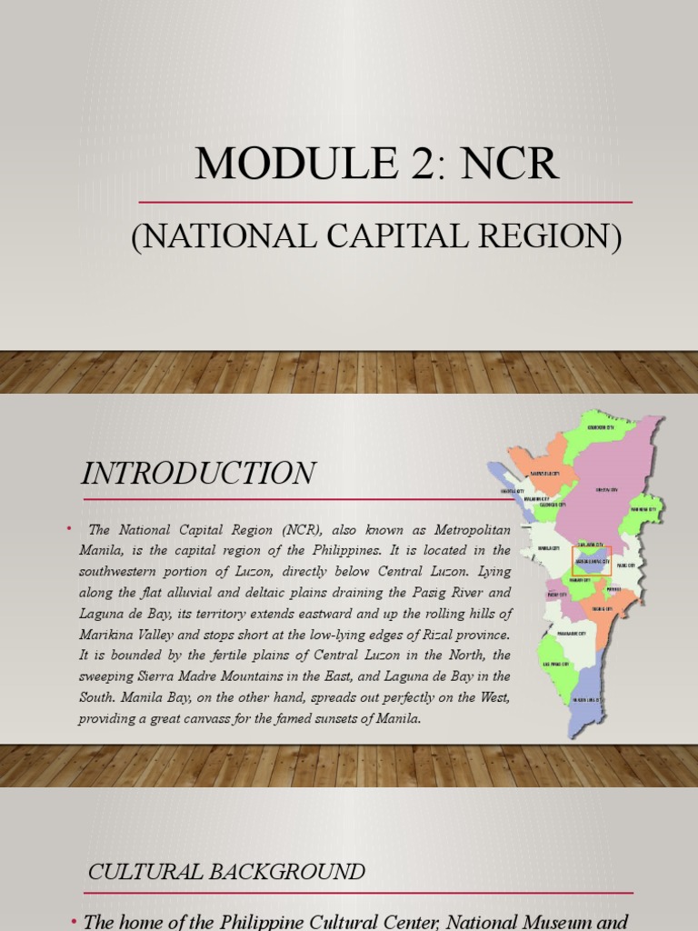 NCR (National Capital Region) | PDF | Metro Manila | Philippines