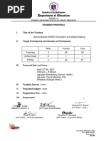 SAMPLE TRAINING MATRIX For GAD | PDF