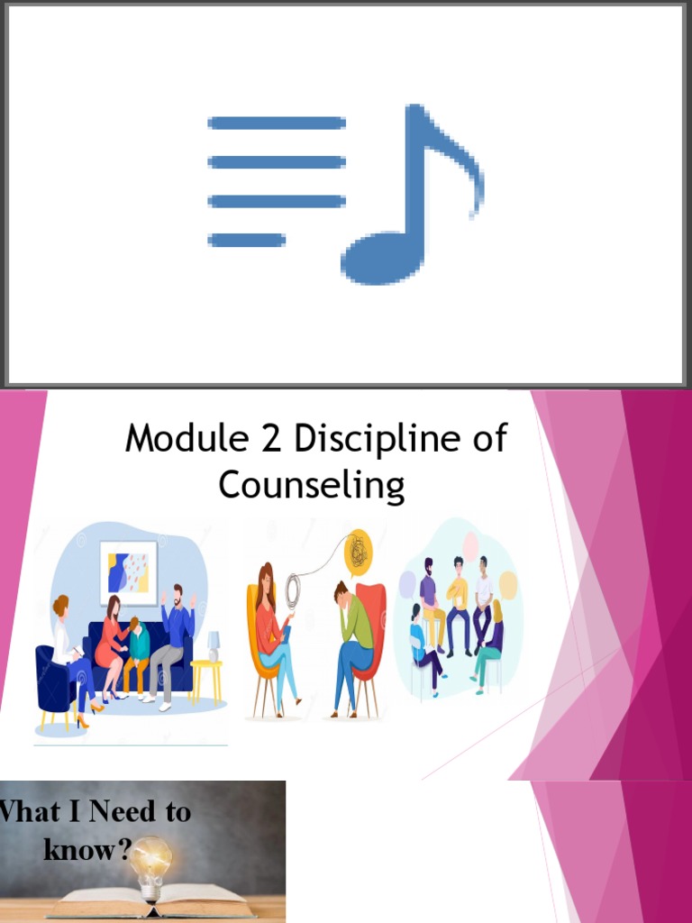 Module 2 Discipline of Counseling | PDF | Psychotherapy | Family Therapy
