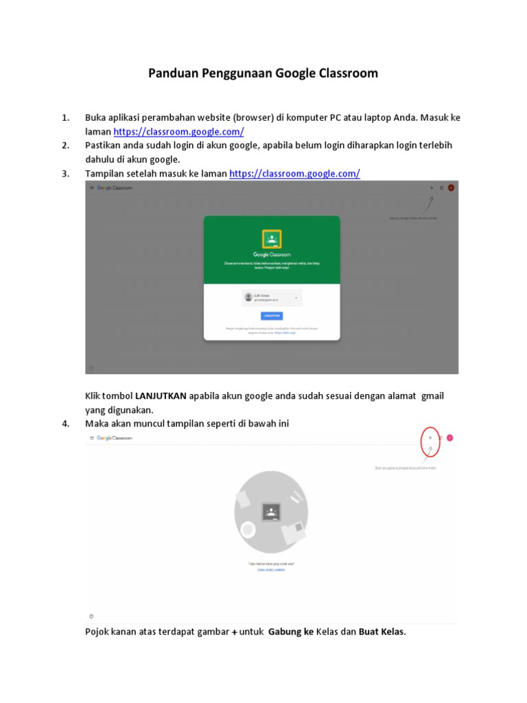 Panduan Lengkap Google Classroom | PDF