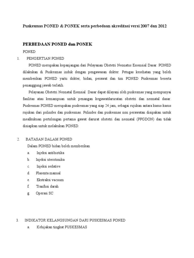 Poned Dan Ponek | PDF