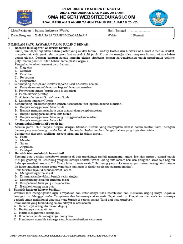 Pat Bindo | PDF | Seni & Disiplin Bahasa