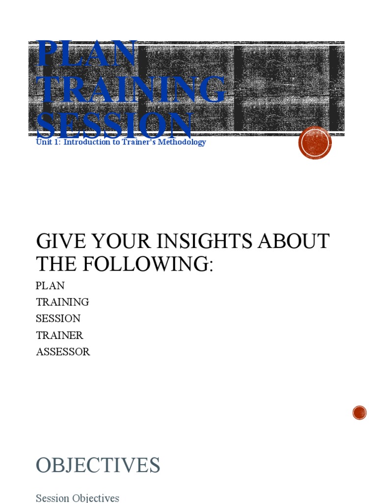 Unit 1 - Introduction To Trainer's Methodology | PDF | Personal Trainer ...