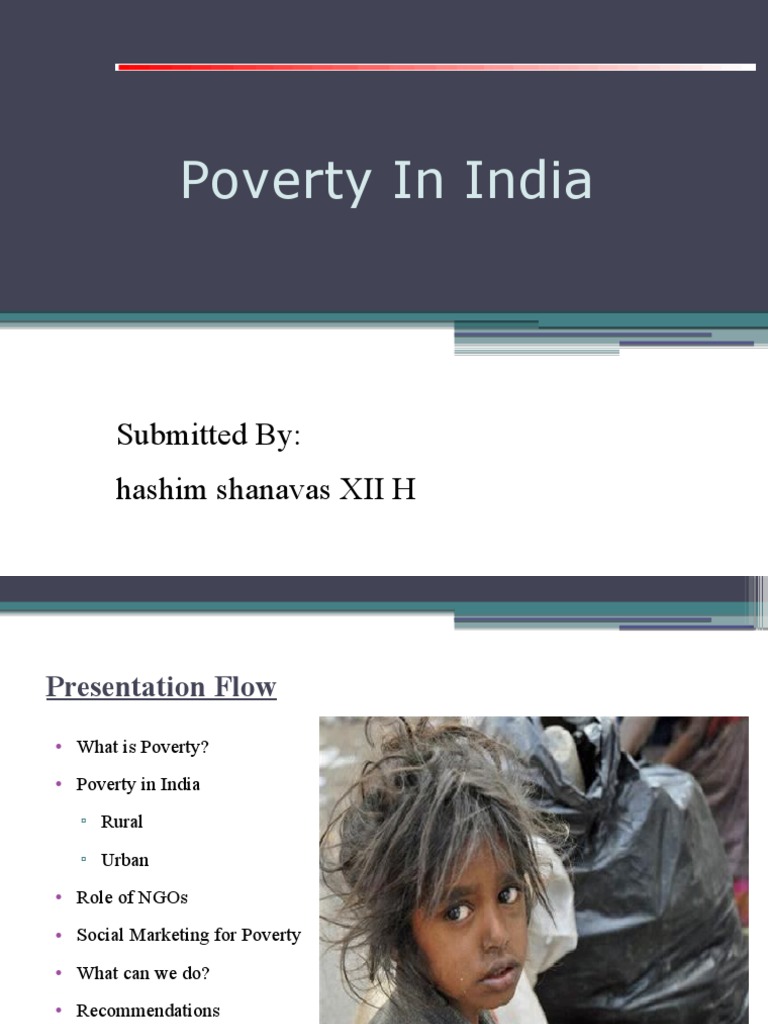 Poverty in India PPT Hashim | PDF | Poverty | Poverty & Homelessness