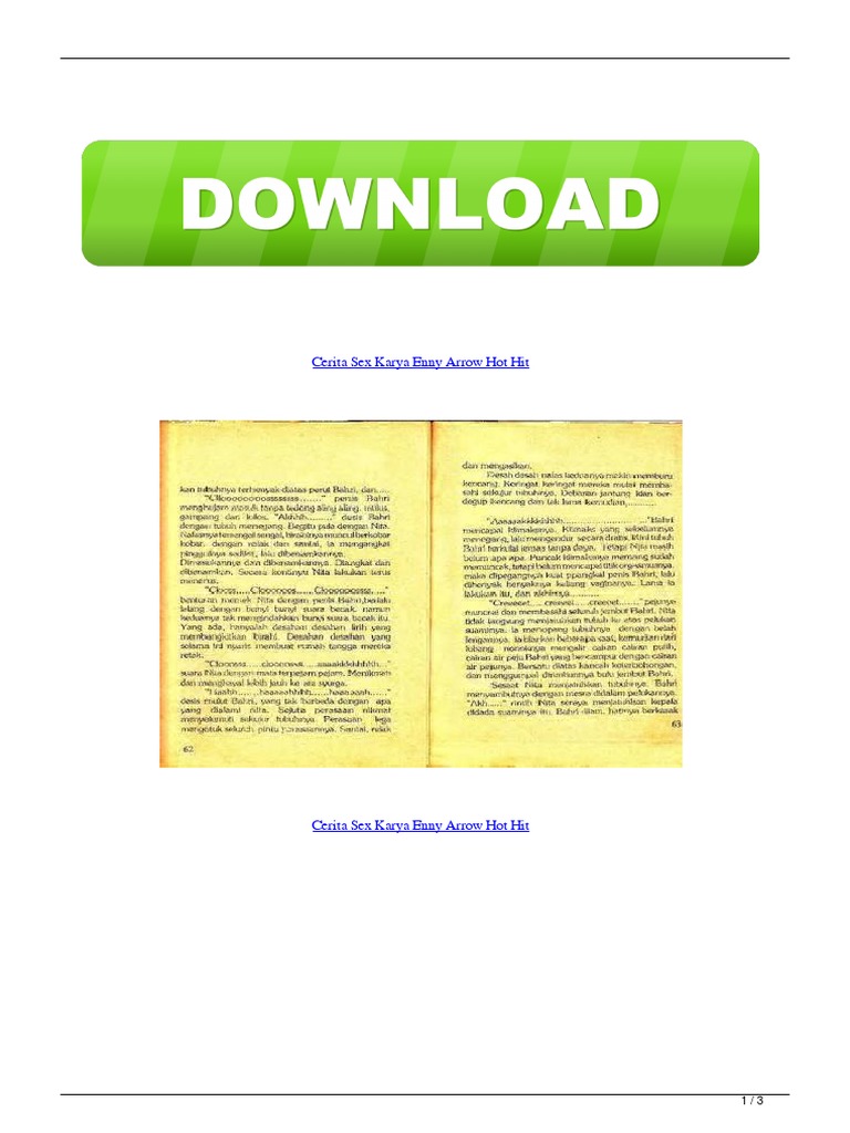 Cerita Sex Karya Enny Arrow Hot Hit | PDF