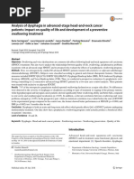 M.D. Anderson Dysphagia Inventory Guide | PDF | Clinical Medicine ...