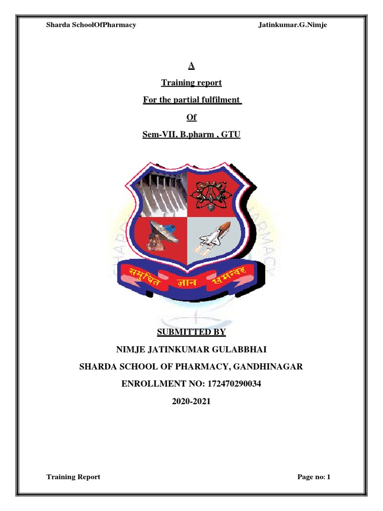 Pharmacy Practice Report Sample | PDF | Prescription Drugs | Pharmacy