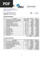 Quotation for cctv cameras ( Labor Only) | PDF