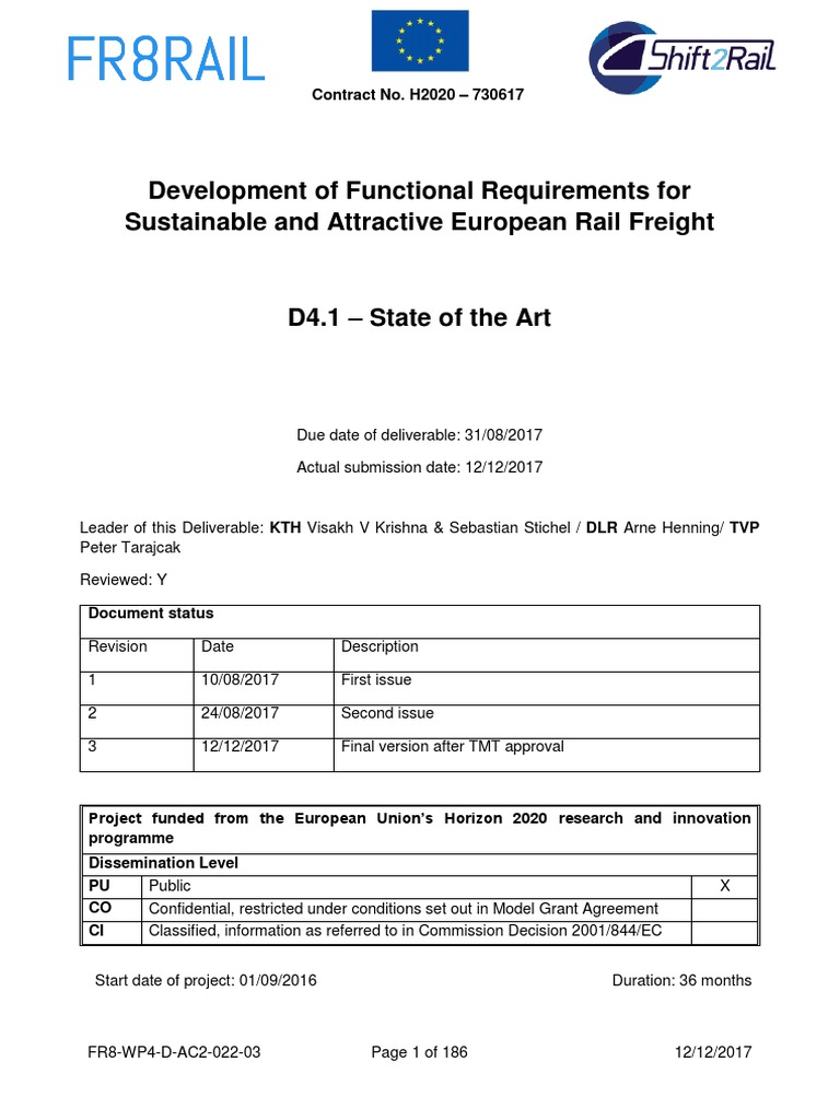 European Rail Freight Design Overview | PDF | Drag (Physics) | Train