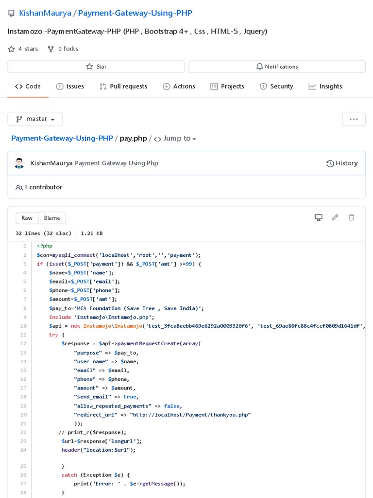 Payment-Gateway-Using-PHP - Pay - PHP at Master KishanMaurya - Payment ...