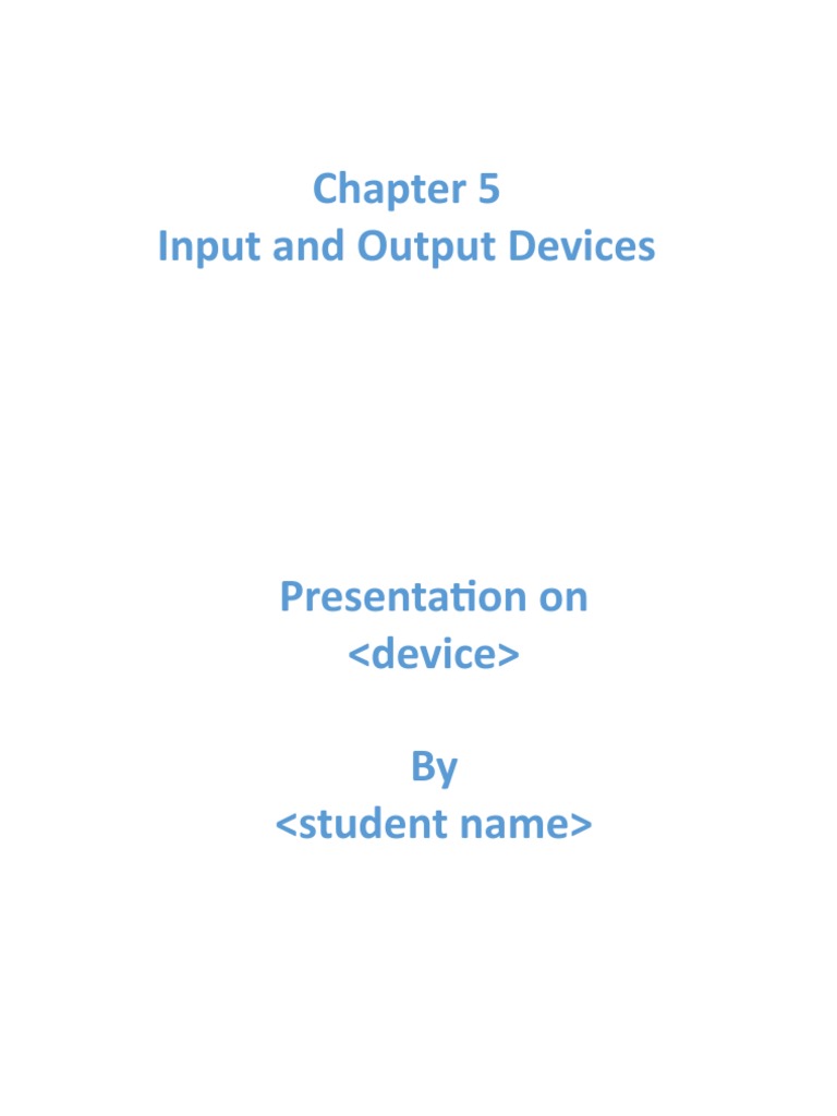 1 - Computer Science - Chapter 5-PPT Template | PDF