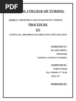 Procedure Manual For Obstetrics and Gynecological Nursing: Government ...