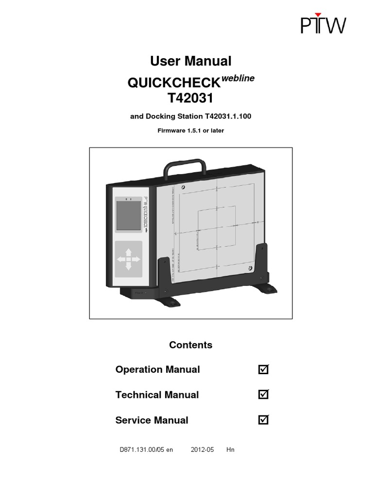 QUICKCHECK - Webline Manual | PDF | Computer Network | Hazards