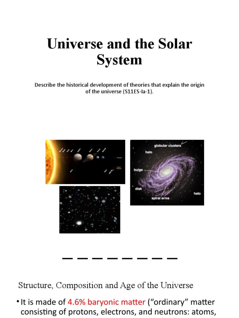 Universe and The Solar | PDF | Universe | Big Bang