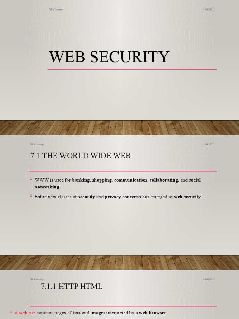 Web Security | PDF | World Wide Web | Internet & Web