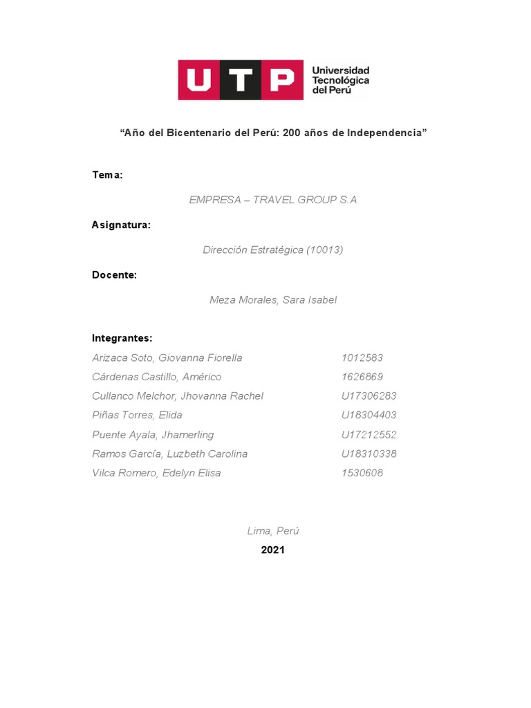 Tarea Academica 3 - Travel Group | Descargar gratis PDF | Marketing ... Tarea Academica 3 - Travel Group | Descargar gratis PDF | Marketing ...