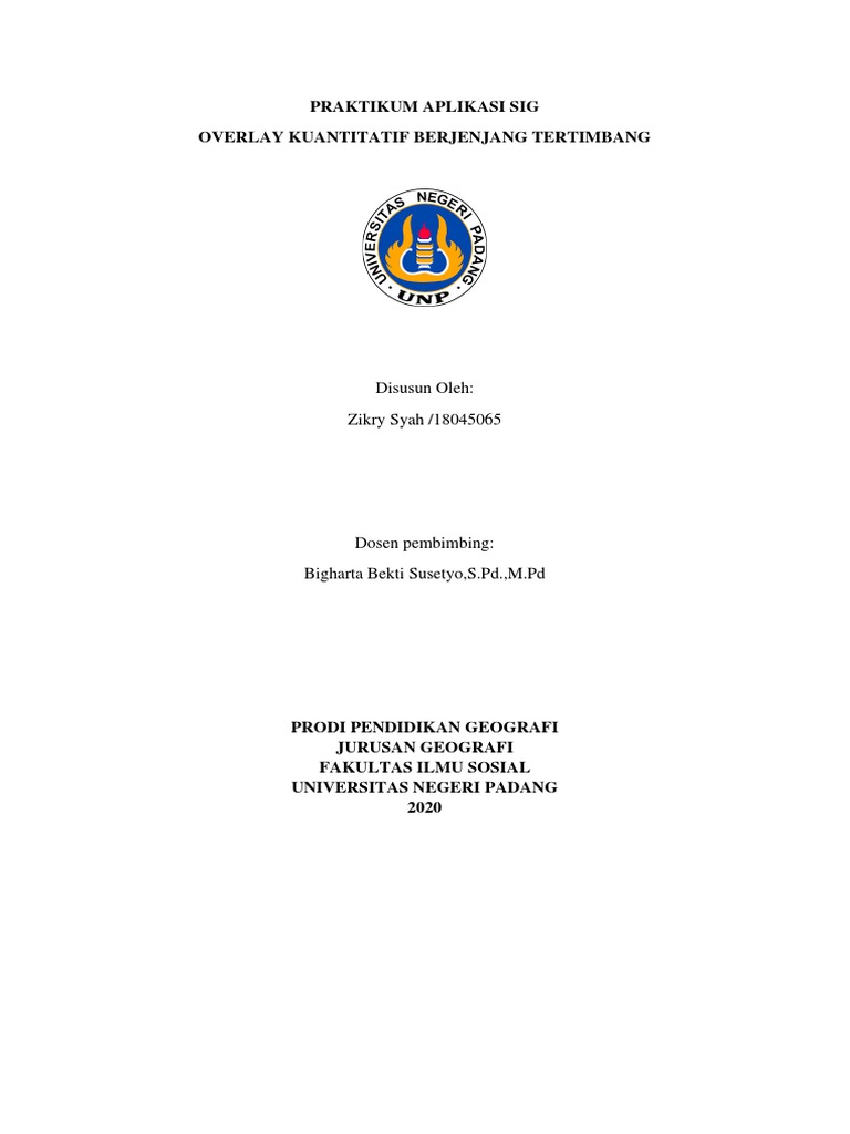 Overlay Kuantitatif SIG untuk Lahan Kritis | PDF