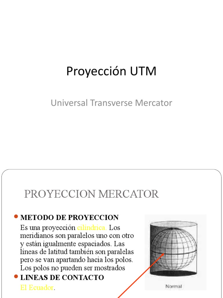 Proyección UTM | PDF | Geofísica | Geografía