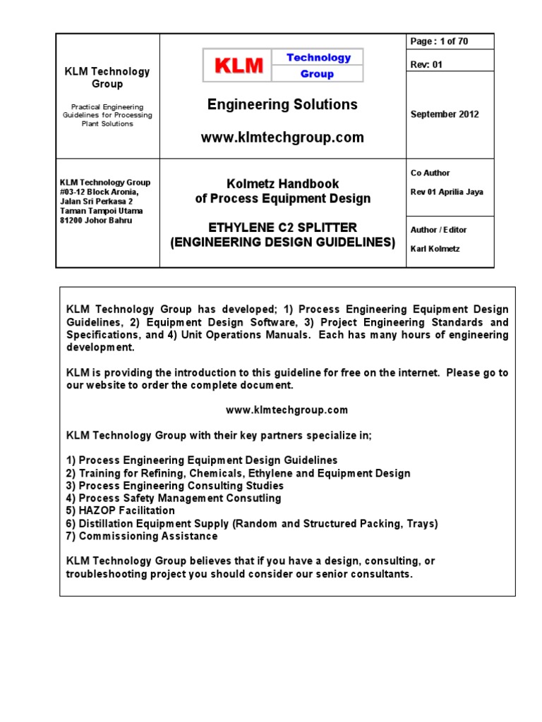 Ethylene c2 Splitter Tower Selection Siz | PDF | Distillation | Heat Pump