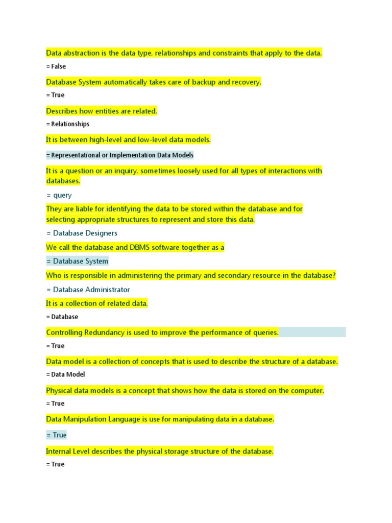 Fundamentals of Database System | PDF