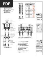 Pile Foundation Drawing | PDF | Beam (Structure) | Deep Foundation