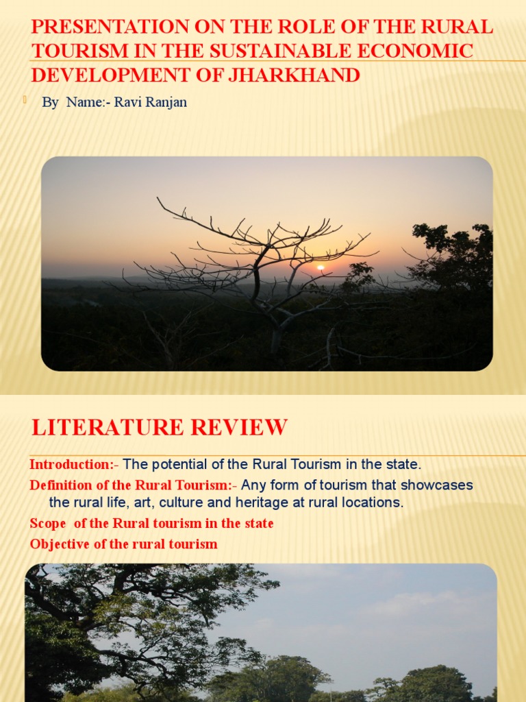 Presentation On The Role of The Rural Tourism | PDF | Tourism ...