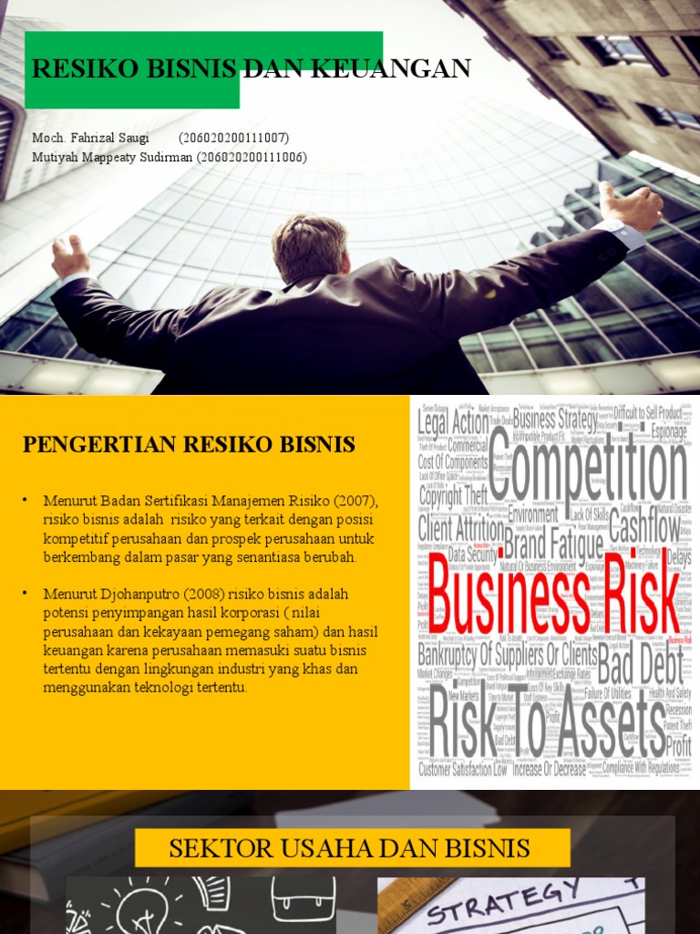 Resiko Bisnis Dan Keuangan | PDF