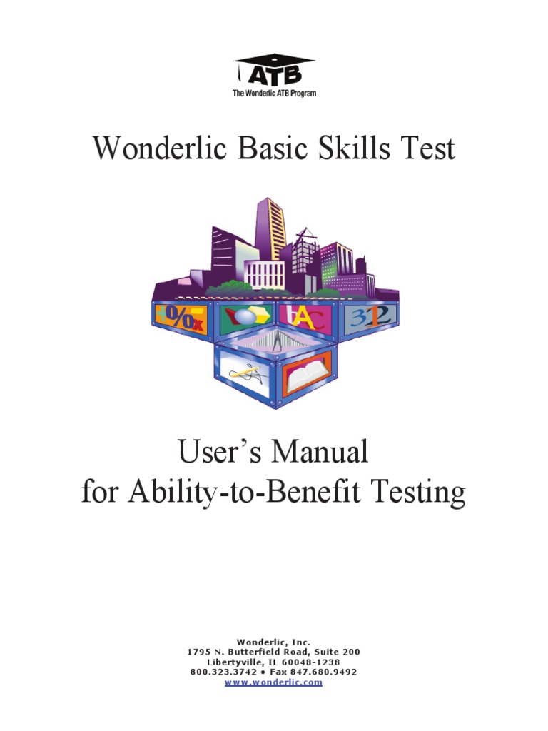 Wonderlic Basic Skills Test | PDF | Test (Assessment) | Mathematics