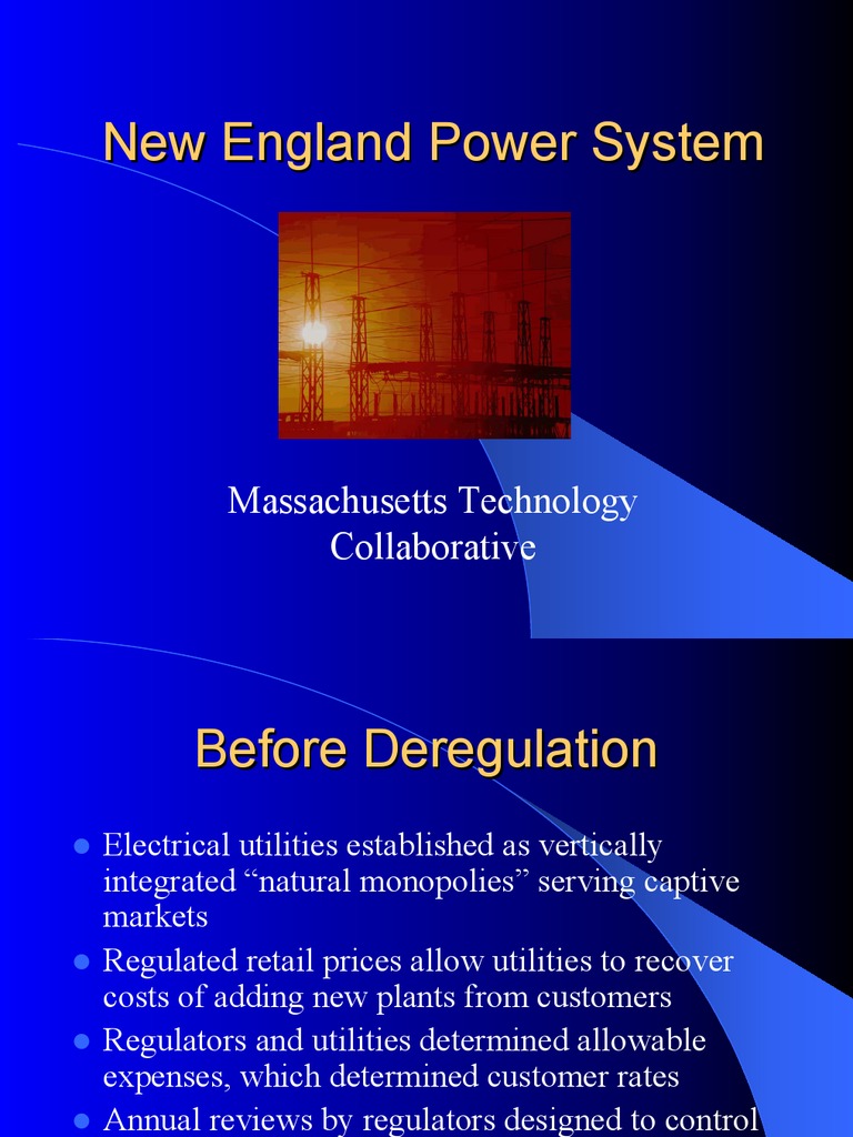 New England Power System | PDF | Renewable Energy | Sustainable Energy