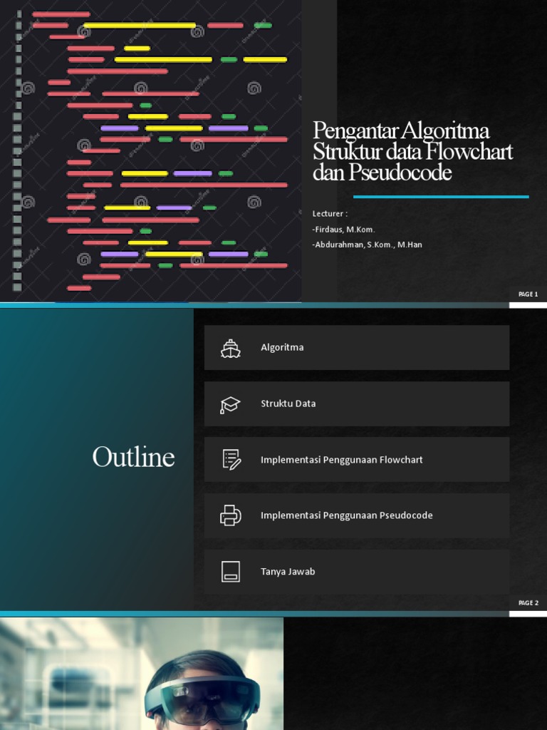 Pengantar Algoritma Struktur Data Flowchart Dan Pseudocode | PDF