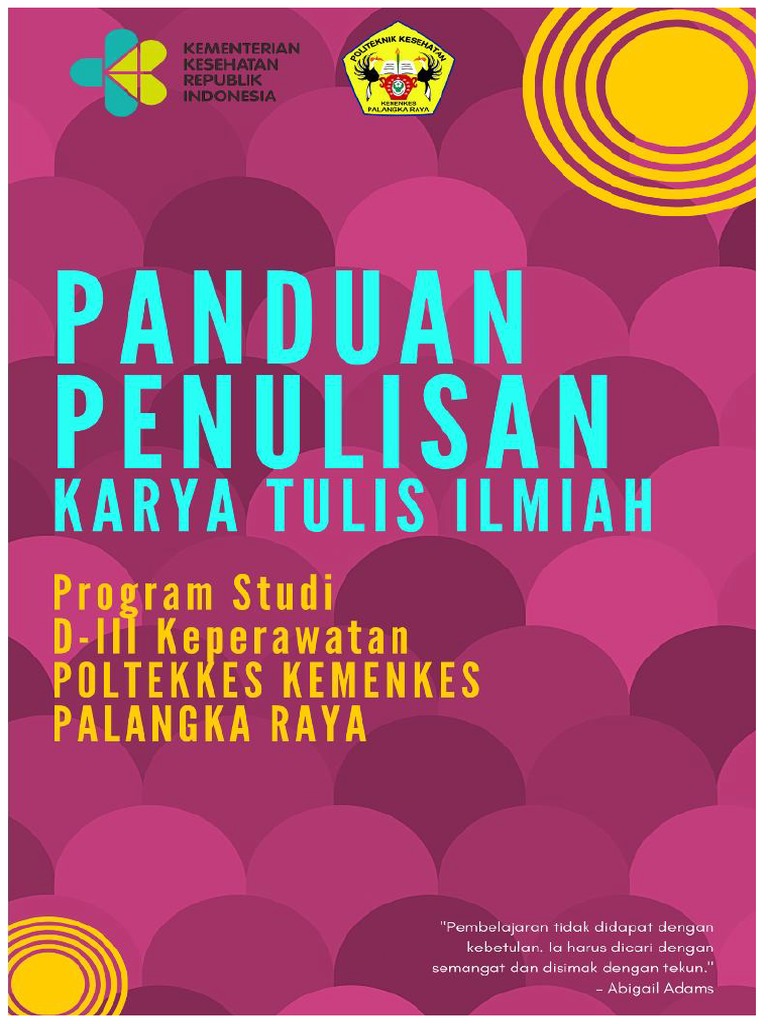 Panduan Penulisan KTI DIII Keperawatan | PDF