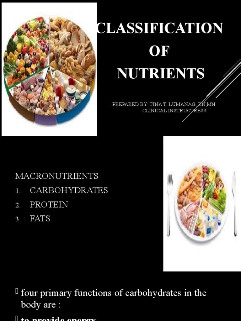 WEEK 3 Classification of Nutrients Nutrition | PDF | Vitamin ...