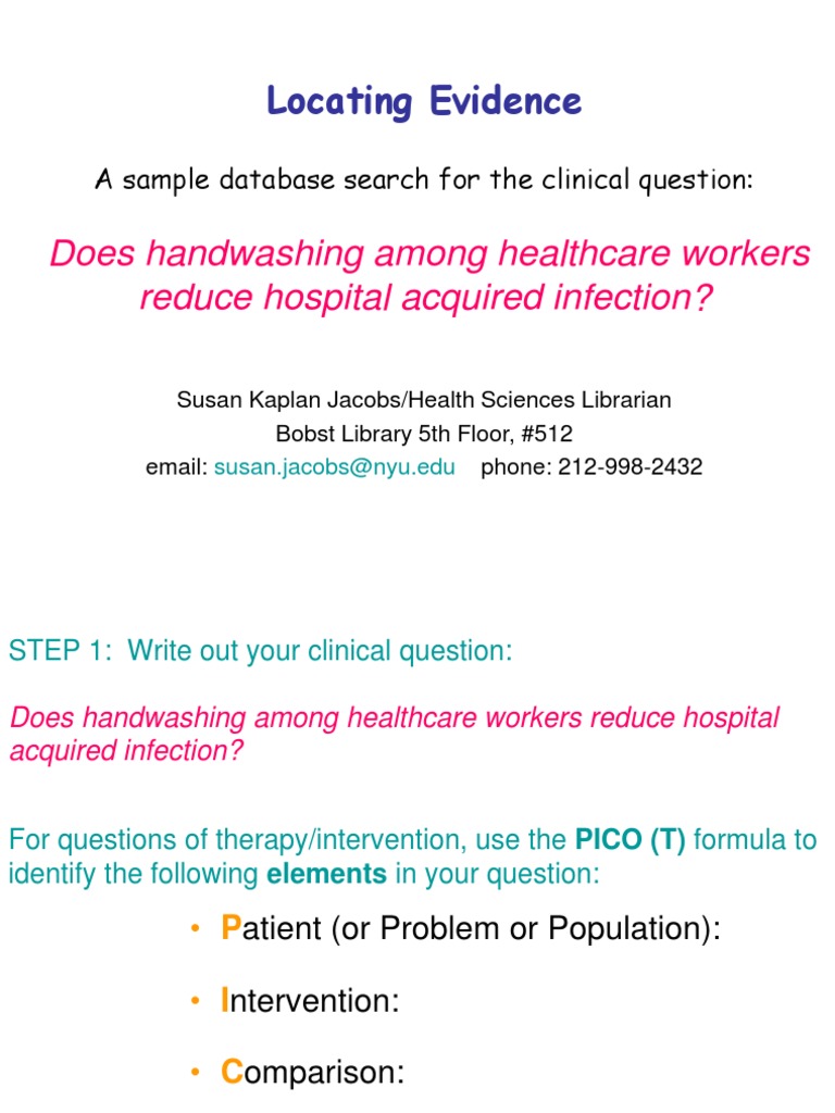 PICO Method Search | Download Free PDF | Systematic Review | Pub Med