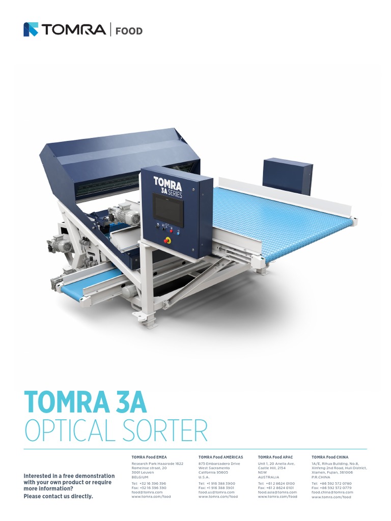 TOMRA Food-TOMRA 3A-EU-HRNC | PDF