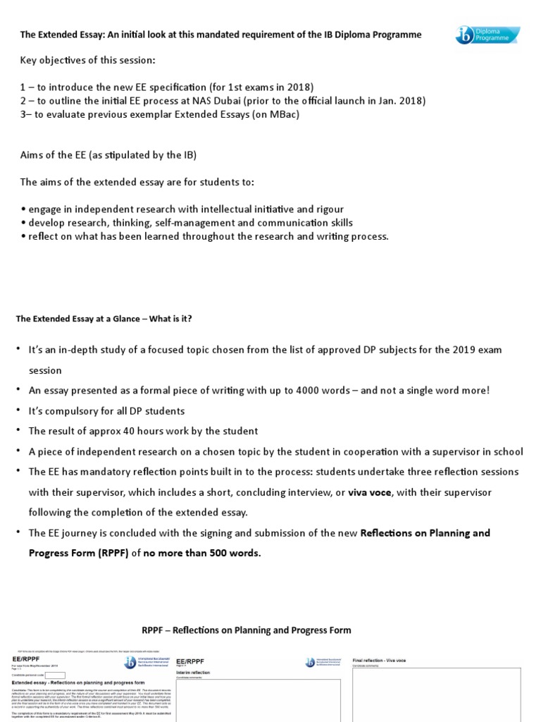IB Extended Essay Guide for Students | PDF | Educational Assessment ...