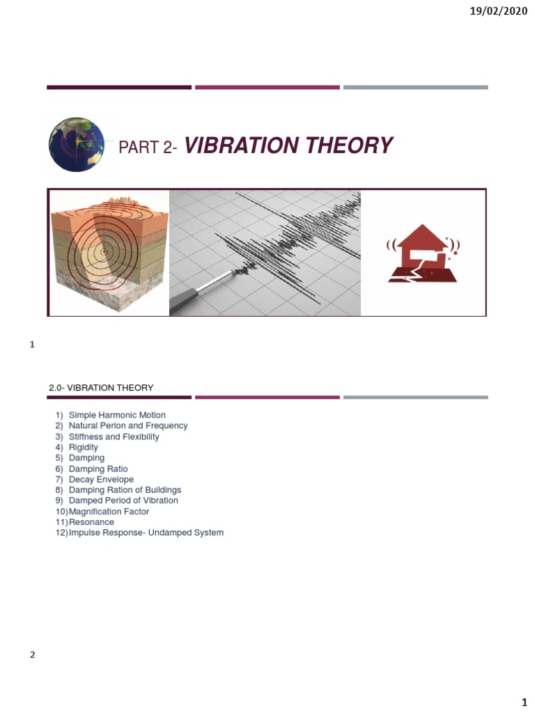 Vibration Theory | PDF | Damping | Friction