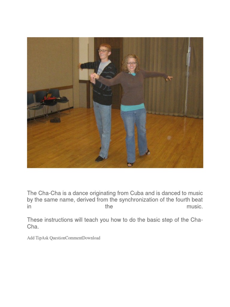 Cha Cha Cha Basic Steps | PDF | Dances | Physical Exercise