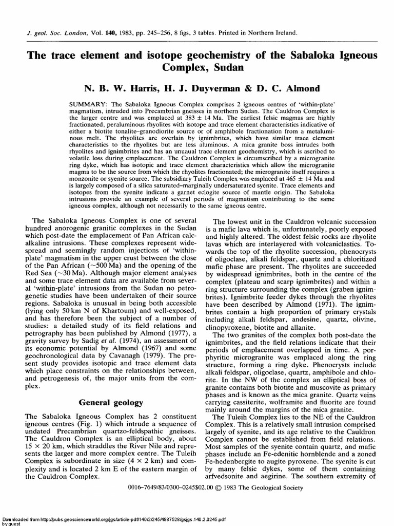 Gsjgs 140 2 0245 | PDF | Granite | Magma