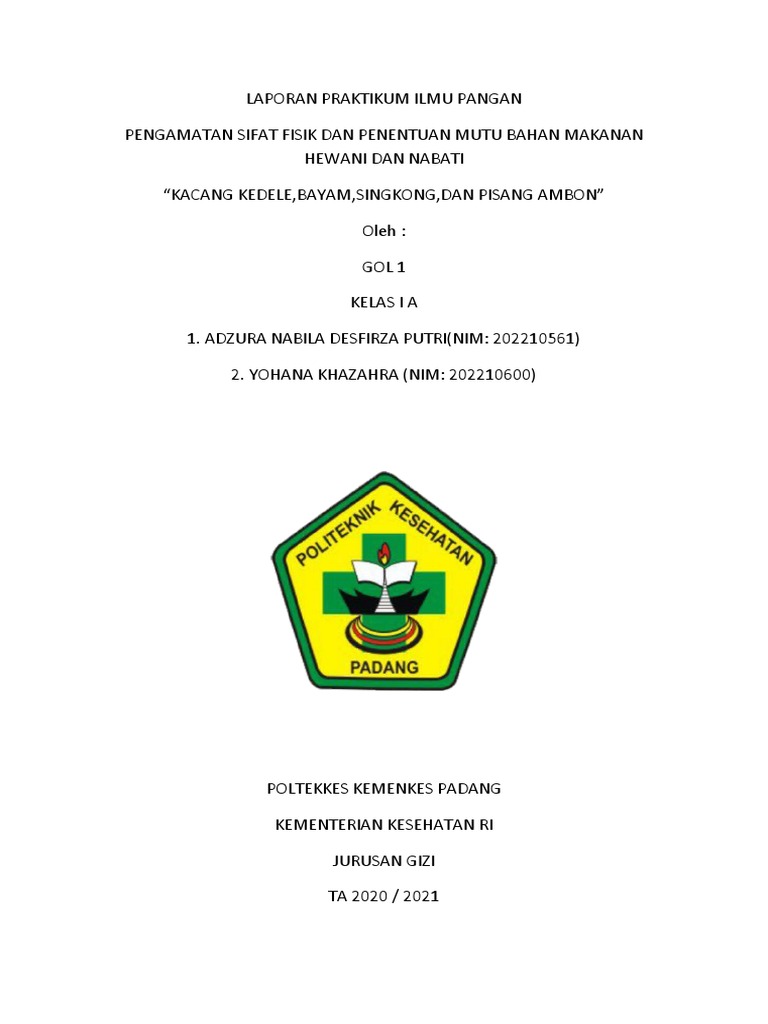 Laporan Praktikum 7&8 Ilmu Pangan | PDF Laporan Praktikum 7&8 Ilmu Pangan | PDF
