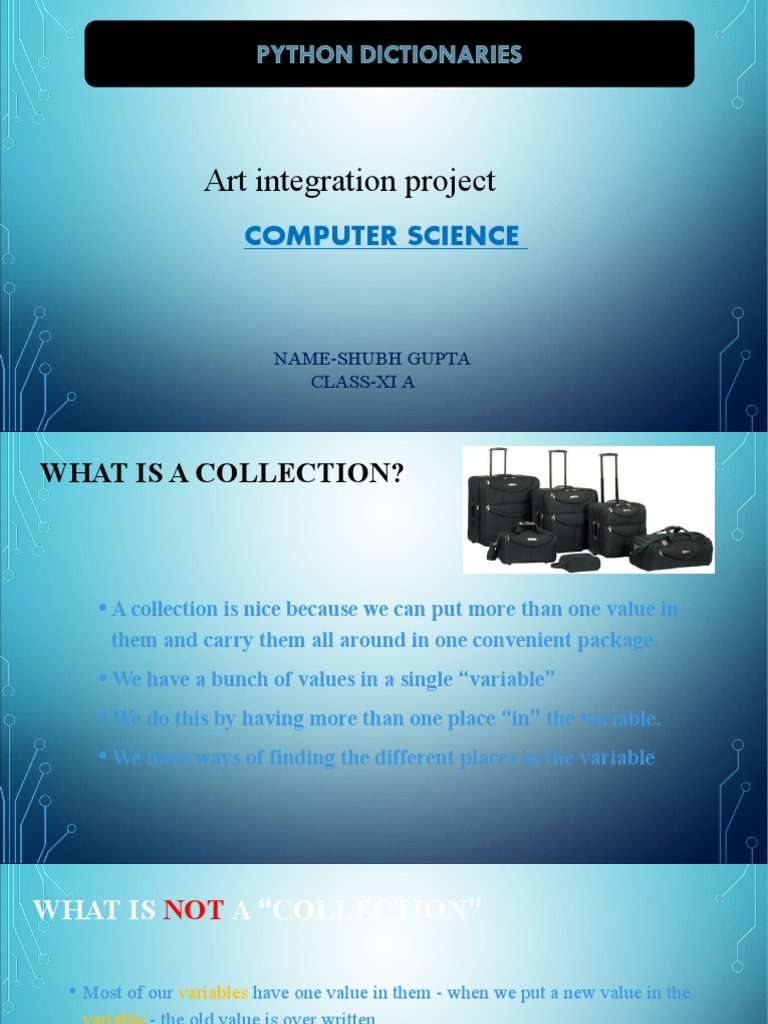 Art Integrated Project (CS) ) Xi-A | PDF | Information Technology ...