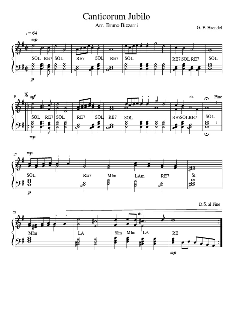 Canticorum Jubilo | PDF