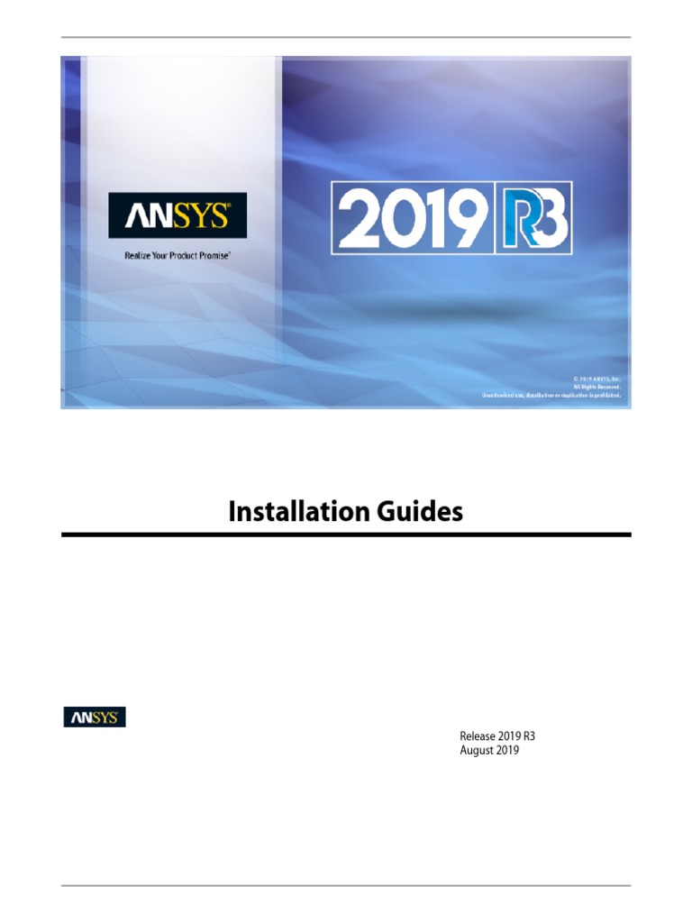ANSYS Inc. Installation Guides | PDF | Graphics Processing Unit | Trademark