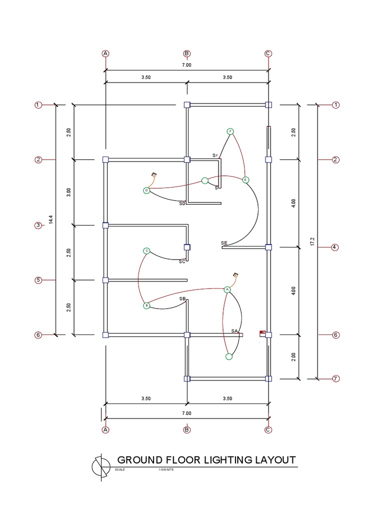 Ground Floor Lighting Layout | PDF