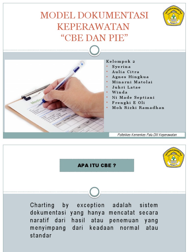 Model Dokumentasi Keperawatan Cbe Dan Pie | PDF