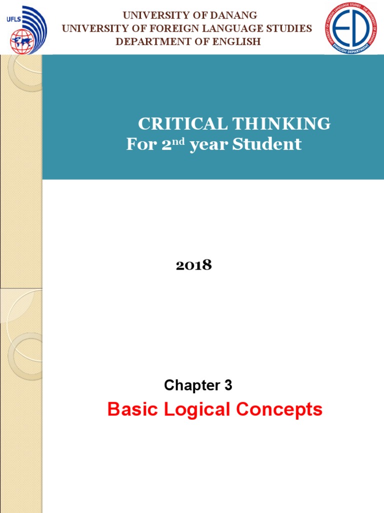 Critical Thinking 2018 CH3 | PDF | Argument | Deductive Reasoning